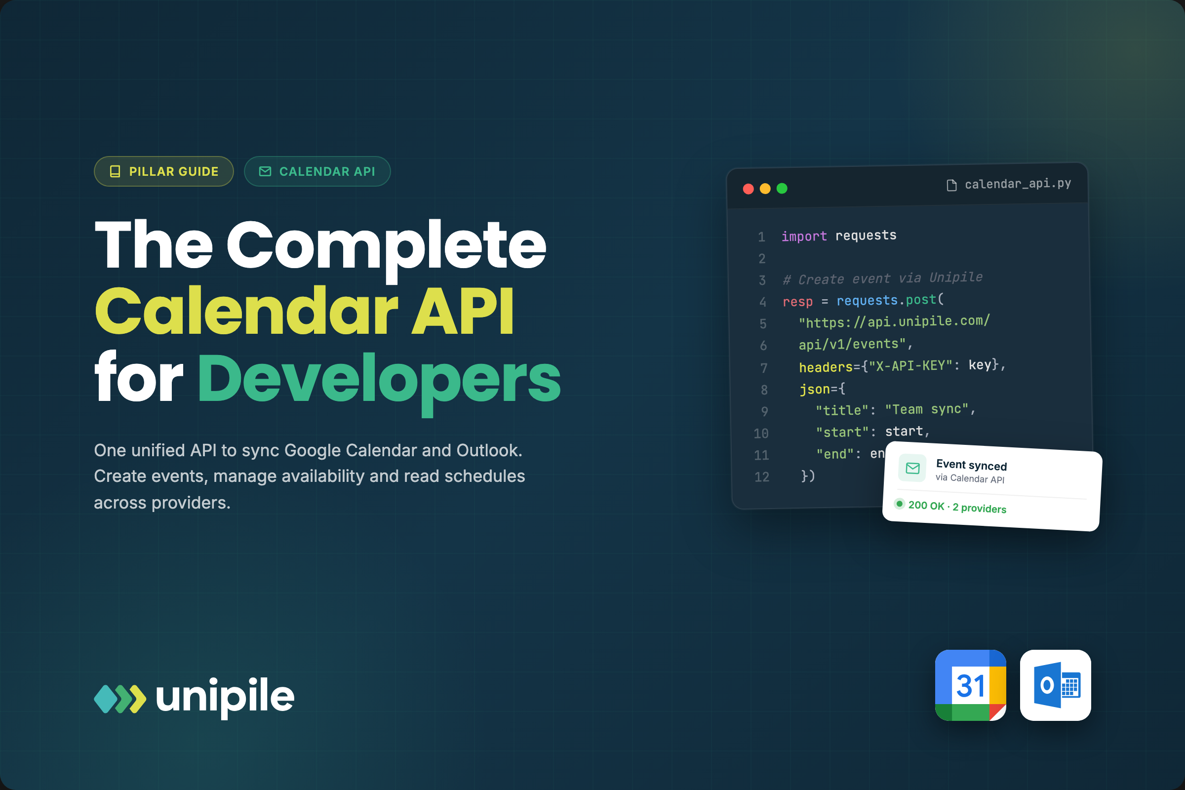 Guide to Google Calendar API Integration - Unipile